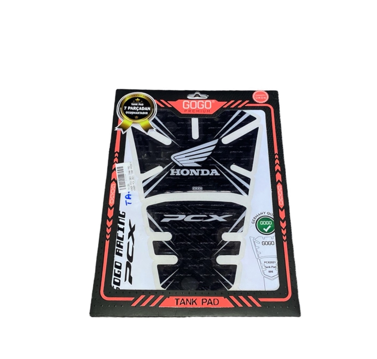 TANKPAD- STİCKER | HONDA PCX 2021/2022 TANK PAD SİYAH DAMALI ...